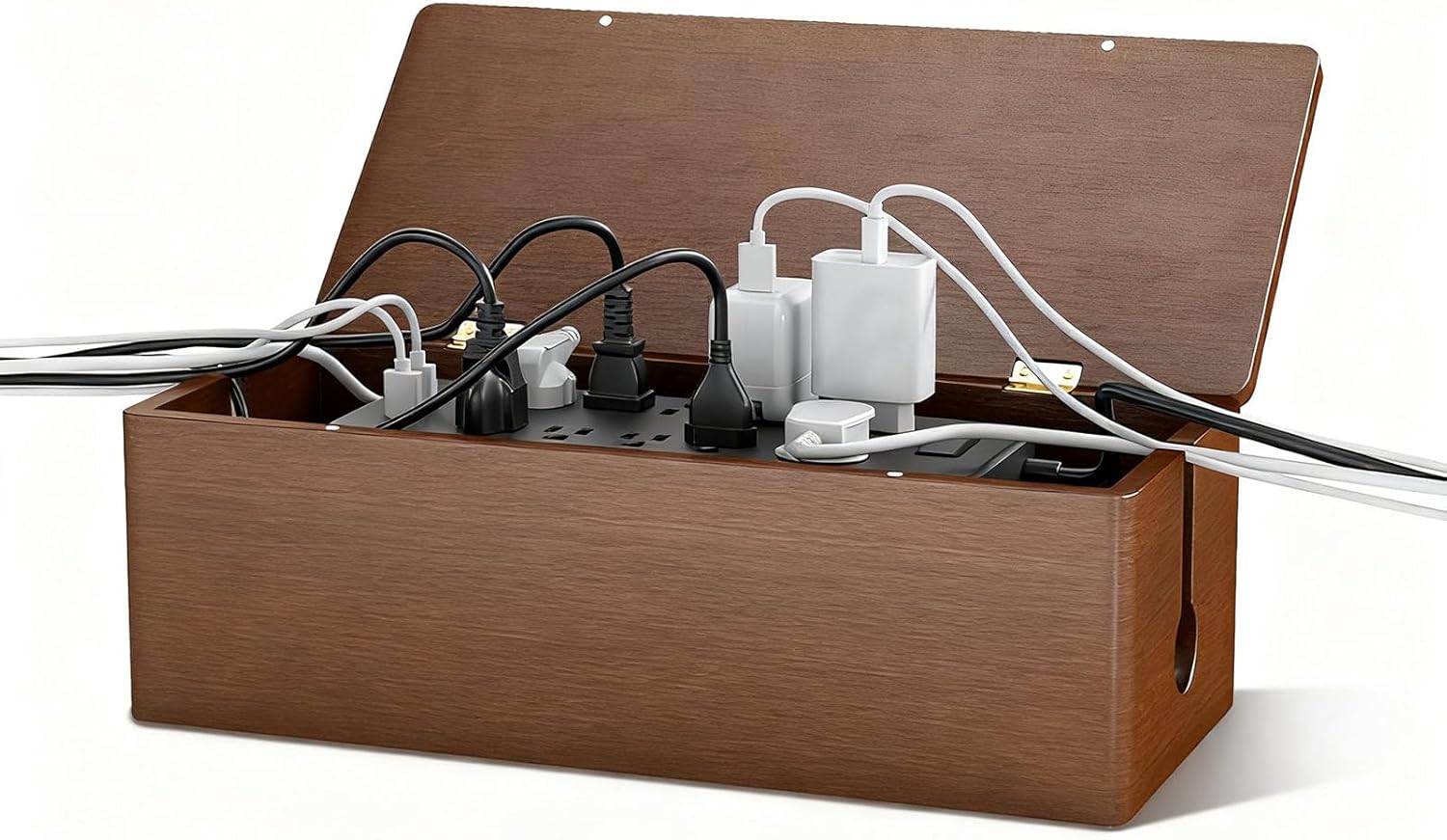 Wooden Cable Management Box – DELAMU